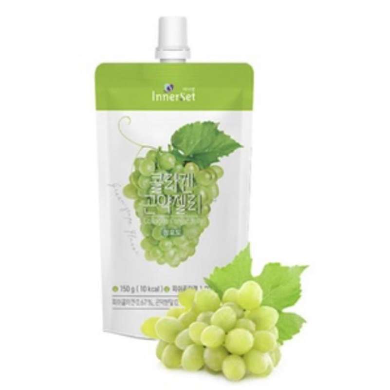 Jual Innerset Collagen Konjac Jelly Peach / Grape / Apple / Minuman ...