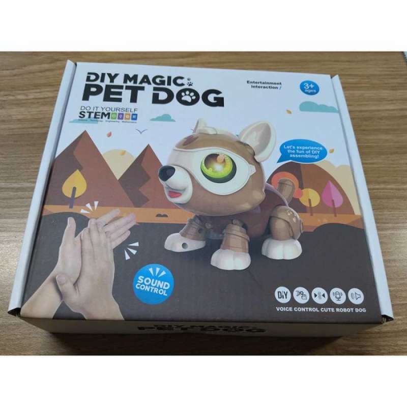 Promo Diy Magic Pet Dog Mainan Robot Anjing Pintar Sensor Suara Dan ...
