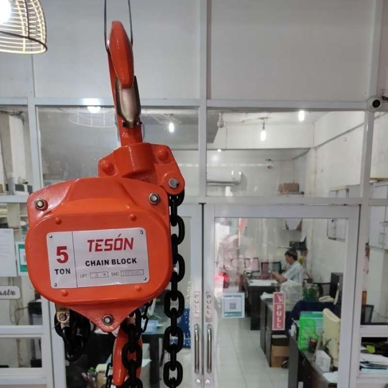 Jual Takel Manual 5 Ton 3 Meter Kerekan Katrol 5tx3m Derek Hoist Lift ...