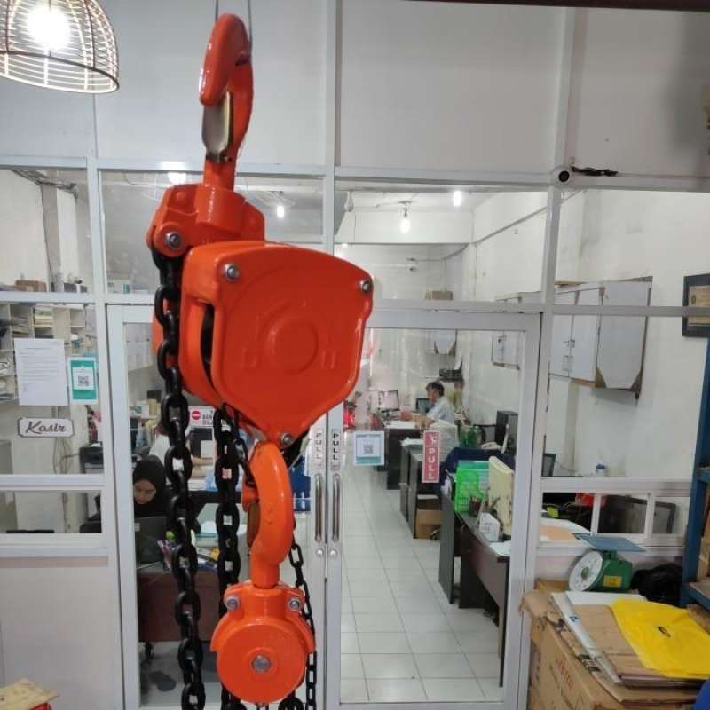 Jual Takel Manual 5 Ton 3 Meter Kerekan Katrol 5tx3m Derek Hoist Lift ...