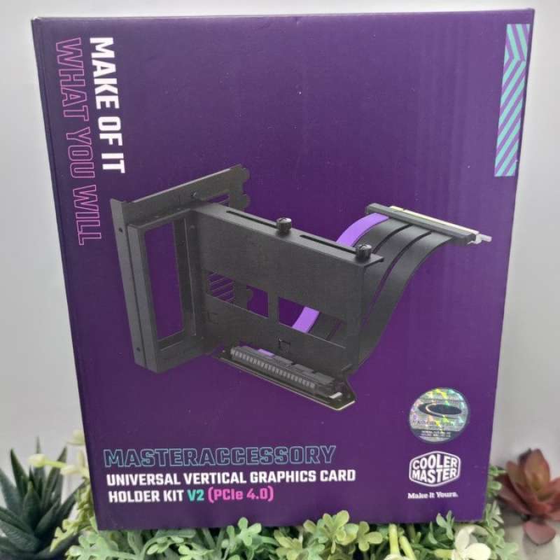 Promo Coolermaster Pcie Gen 4 Vertical Bracket V2 Gpu Holder Riser Gen4 ...