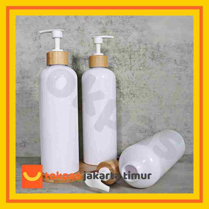 Jual Botol Sabun Shampoo Refill Plastik Tutup Pump Minimalis / Plastic ...