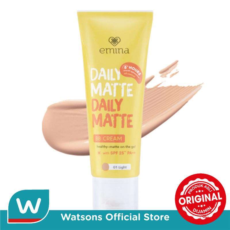 Jual Emina Daily Matte BB Cream 01 Light di Seller WATSONS Official ...