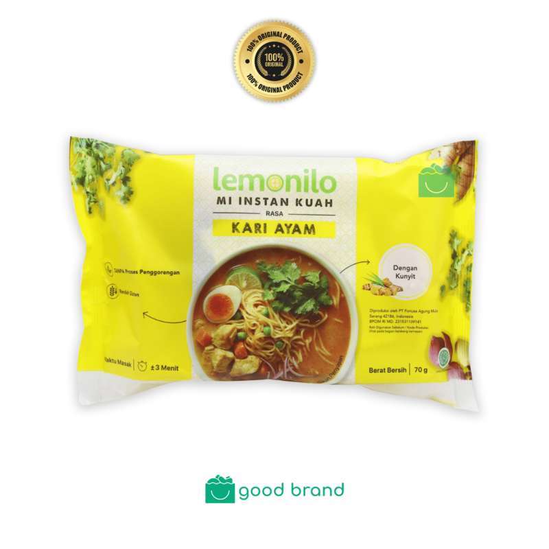 Promo Lemonilo Mie Instant Rasa Mie Kari Ayam Mie Sehat Bebas Pengawet ...