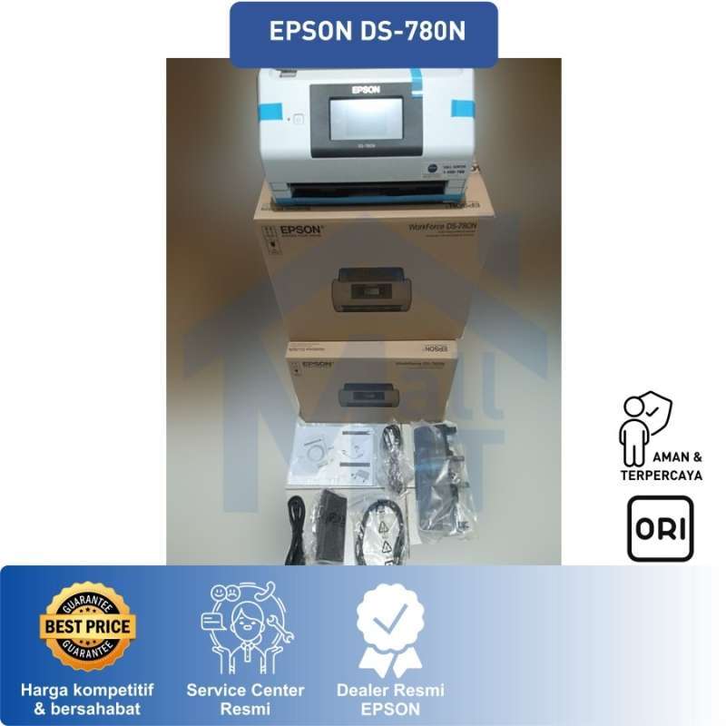 Jual Scanner Epson Ds-780n Ds780n Ds 780n Duplex Adf Ethernet A3 Stitch ...