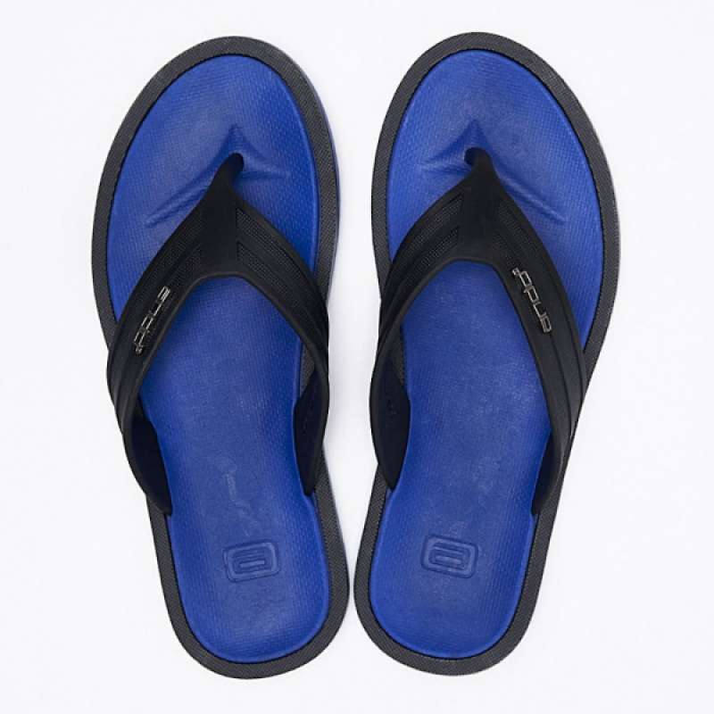 Jual Ando Official Sandal Jepit Booster Pria Dewasa - Biru/Hitam di ...