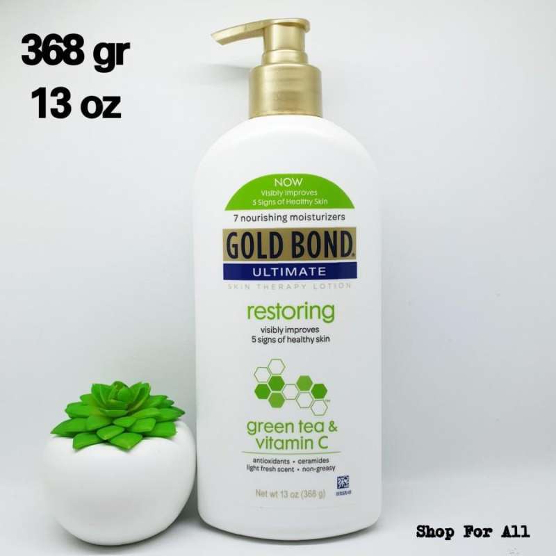 Jual Gold Bond Ultimate Skin Therapy Lotion Restoring Green Tea ...