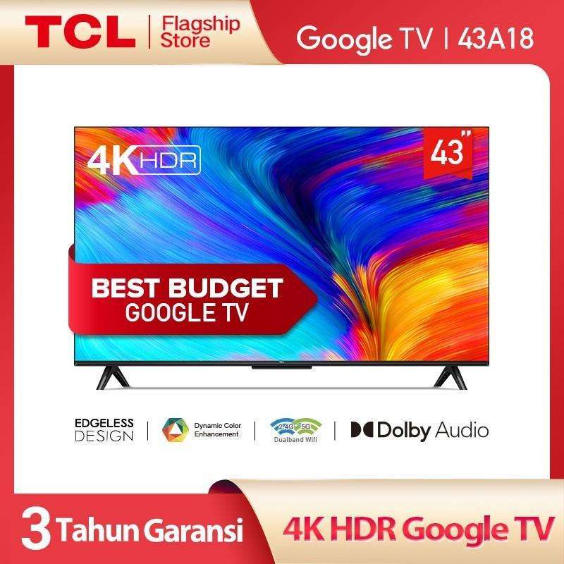 Jual Tv Tcl 43in Tipe 43a18 Google Tv Android 11 Garansi Resmi Di ...