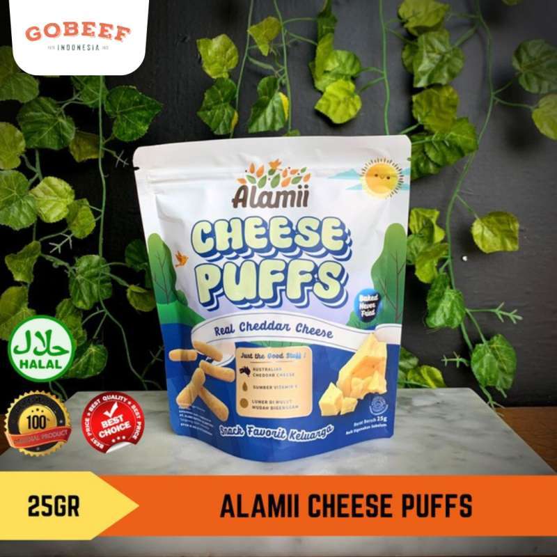 Jual Alamii Cheese Puffs 25gr di Seller Gobeef id - Tanjung Barat, Kota ...