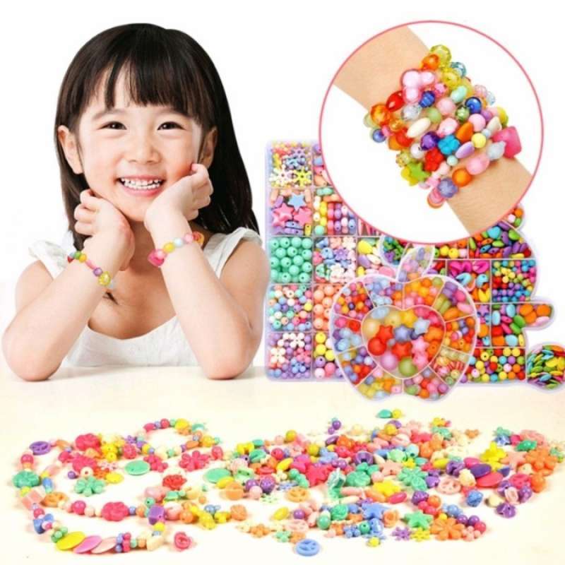 Jual Mainan Edukasi Anak Meronce Gelang, Diy - Set G Di Seller Sun City ...
