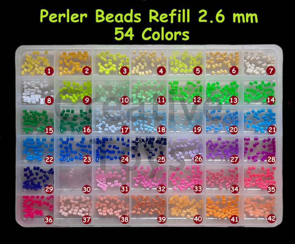 Jual Hama Beads Perler Beads 2.6 Mm Paket Box 15 Warna - Boardkecil Di ...