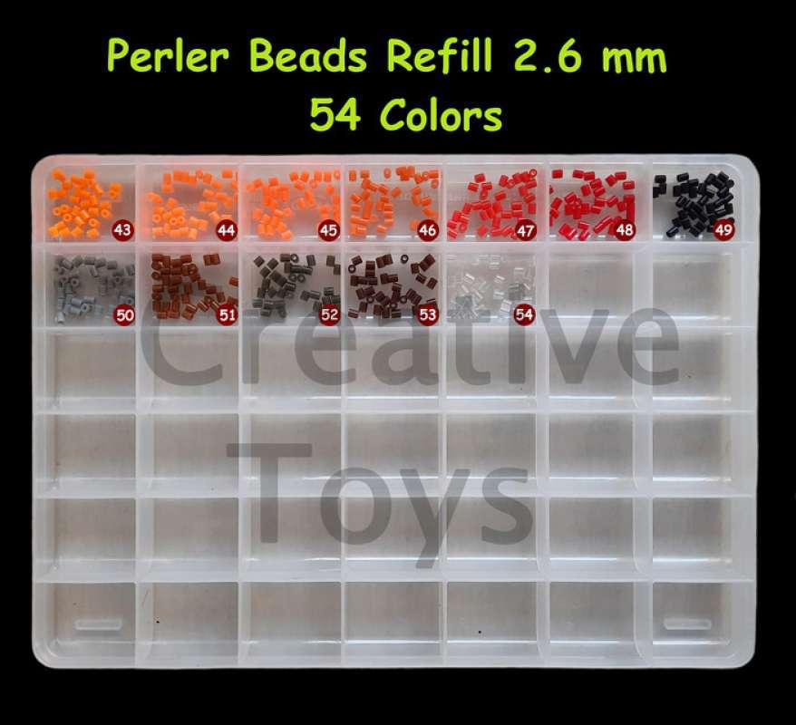 Jual Hama Beads Perler Beads 2.6 Mm Paket Box 15 Warna - Boardkecil Di ...