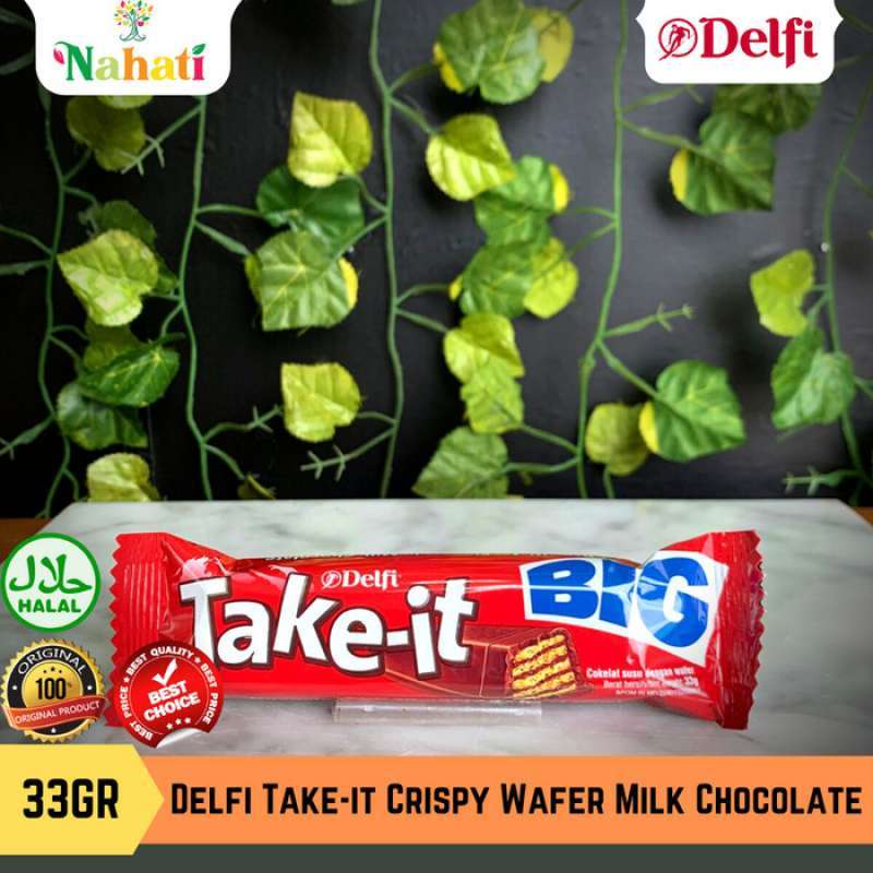 Jual Delfi Take-it Big Chocolate Wafer 33gr di Seller Gobeef id ...