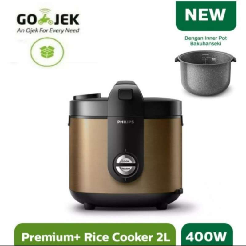 Jual Philips Rice Cooker 2 L Hd3138/34 Premium Plus - Gold di Seller ...