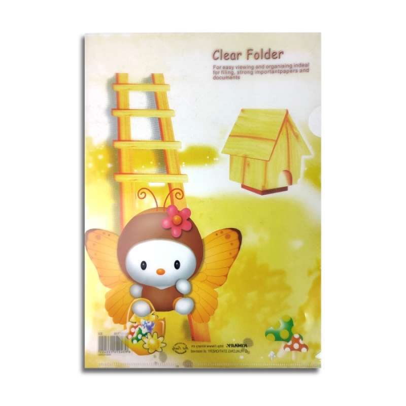 Promo KINARY Map L bening/Clear Sleeve Holder/Map Slip A4 (CP-310) Isi ...