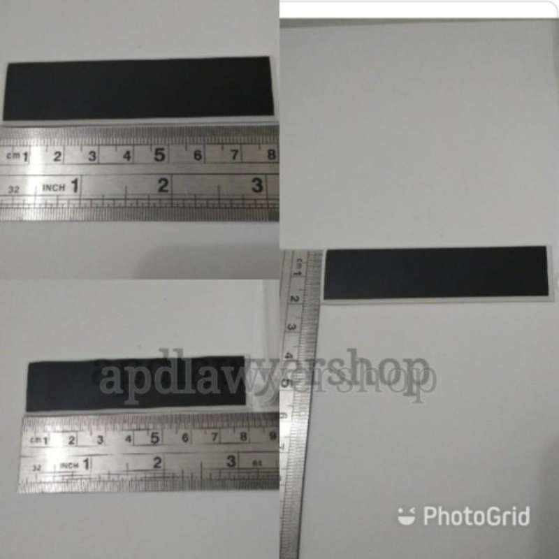 Jual GRAVO Asli Papan Nama Dada Polos Papan Name Tag Gravo 2cmx8cm ...