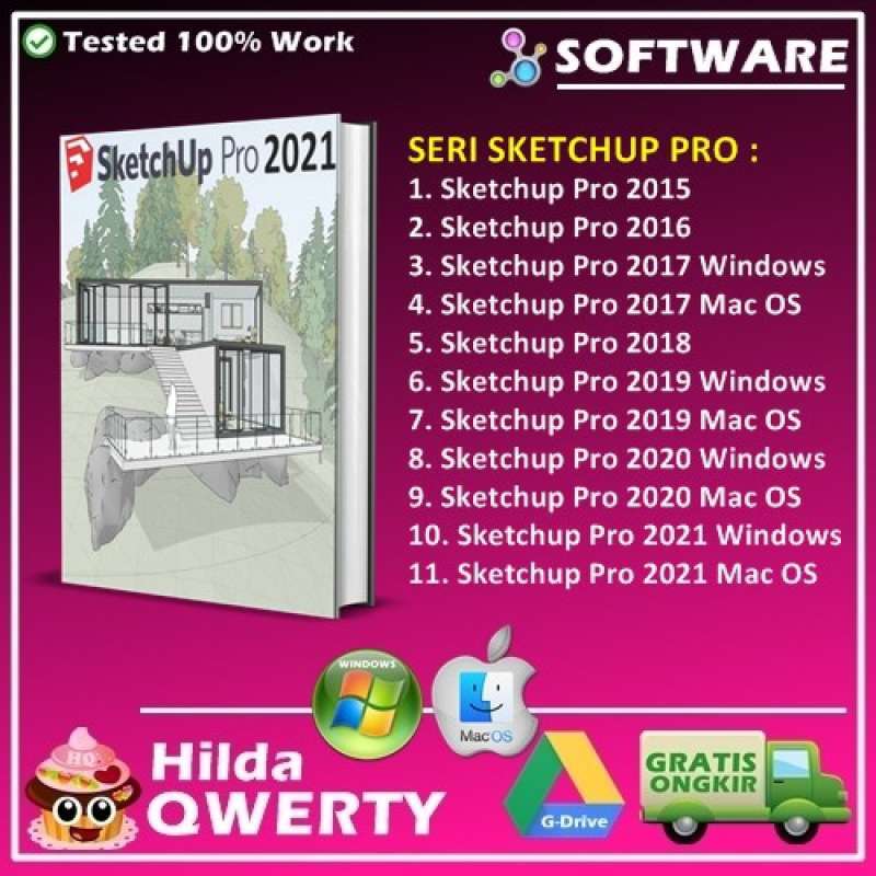 Jual Sketchup Pr0 TERBARU untuk PC Laptop Windows & Mac OS - 2020 Mac ...