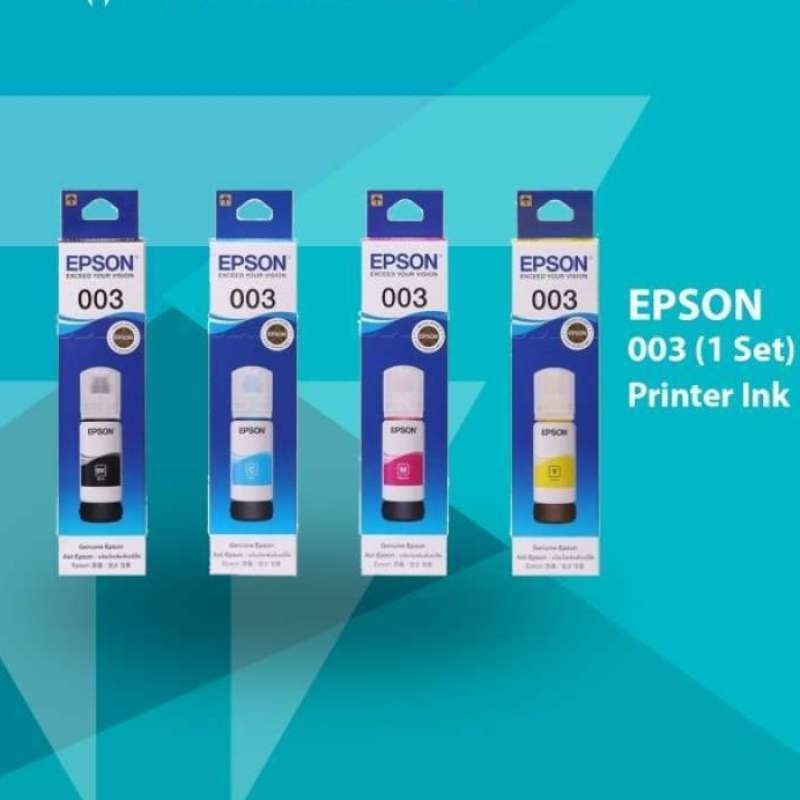Promo Epson Ink 003 Bundle Cmyk Diskon 13% Di Seller Zevanya Store ...