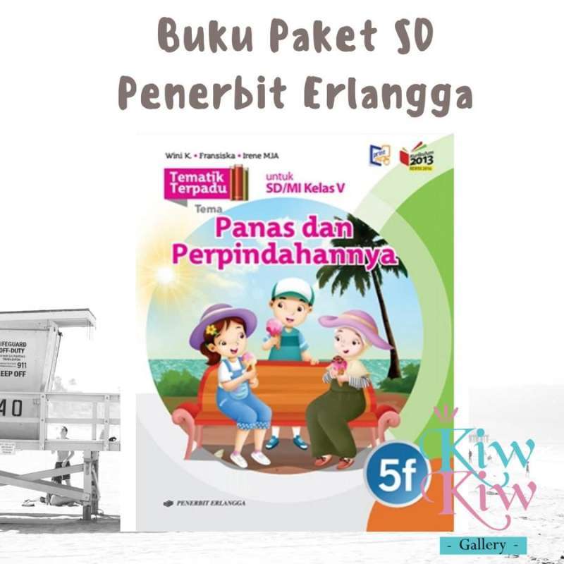 Jual Buku Tematik Terpadu Kelas 5/V SD/MI Jilid 5F - Erlangga di Seller KiwKiw Gallery - Kramat ...