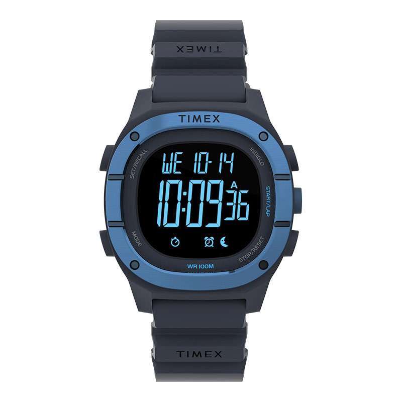 Jual Timex Command TW5M35500 Digital Dial Blue Silicone Strap ...