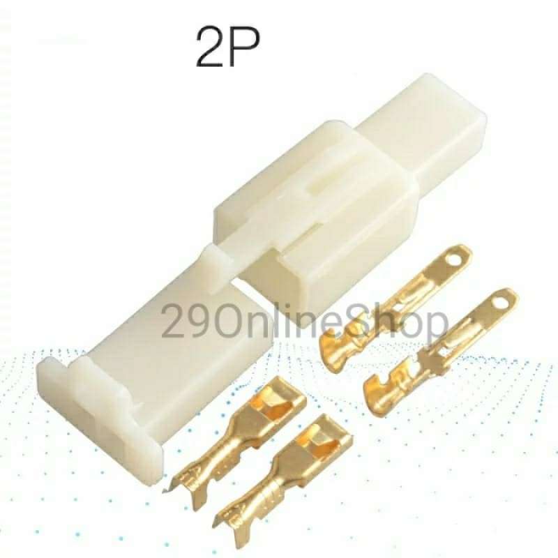 Jual SOKET SOCKET KONEKTOR CONNECTOR SKUN KABEL 2 PIN KECIL MOTOR MOBIL ...