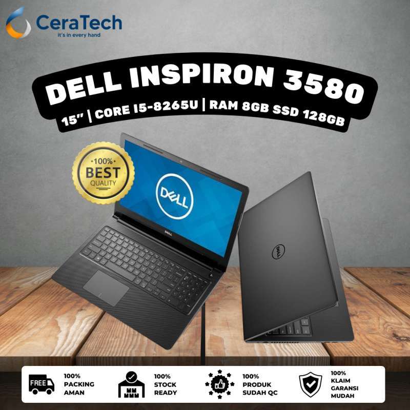 Jual Laptop Dell Inspiron 3580 / Core I5 Gen8 / Ram 8gb / Ssd 128gb ...