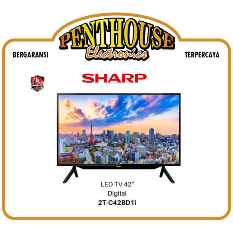 Jual Sharp LED Digital TV 42 Inch AQUOS 2T-C42BD1i / 2TC42BD1i Full HD di Seller Penthouse ...