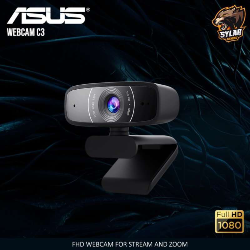 Promo Asus Webcam C3 Usb Camera With Fhd 1080P 30 Fps Recording & Mic ...