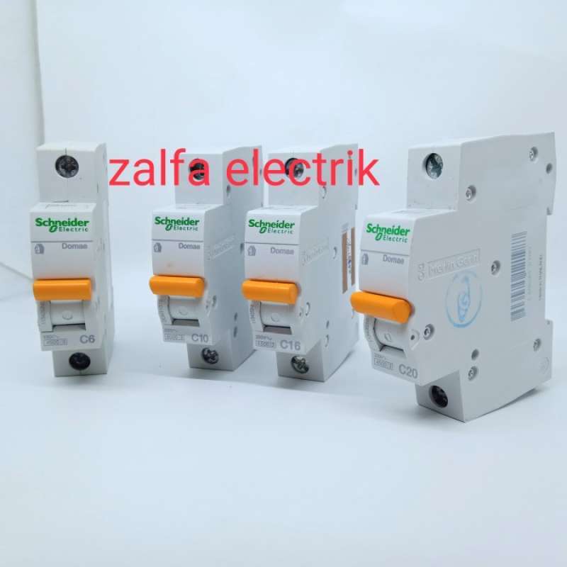 Promo MCB DOMAE SCHNEIDER 1P 6A 10A 16A 20A SNI Diskon 59% di Seller toko alat tukang - Kota ...