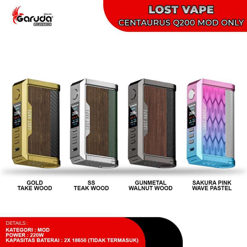 Jual Centaurus Q200 Mod By Lost Vape 100 % Authentic Di Seller Garuda ...