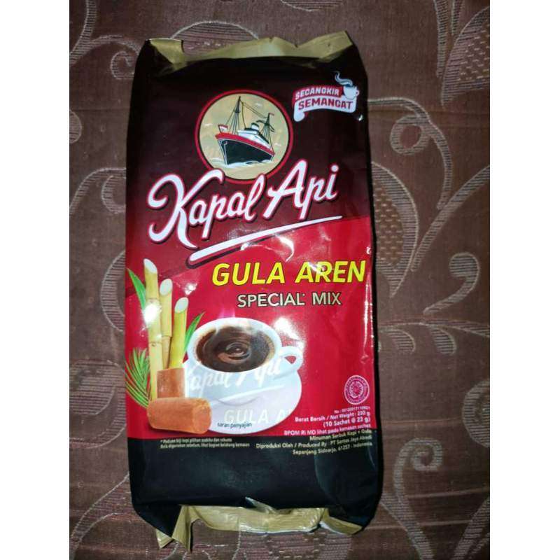 Jual KOPI KAPAL API SPECIAL MIX GULA AREN/RENCENG Exp November 2022 di ...
