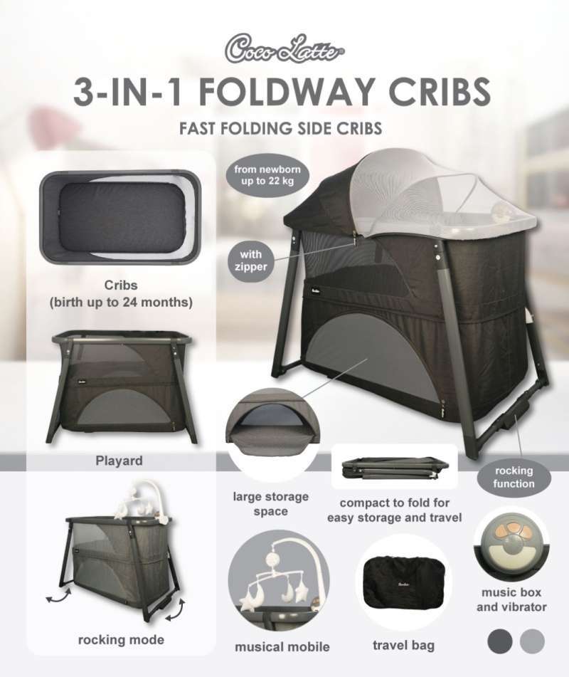 Promo Box Bayi Baby Box Tempat Tidur Bayi Cocolatte 8868 3 In 1 Foldway ...