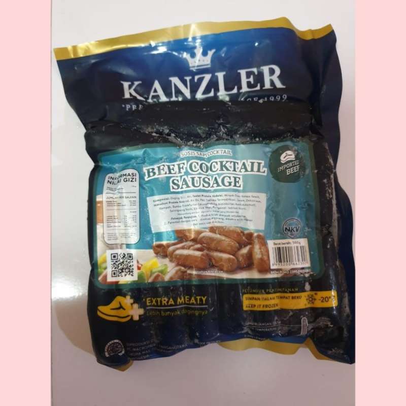 Jual Sosis Kanzler Beef Cocktail Sausage 500 Gr di Seller Afung Frozen ...