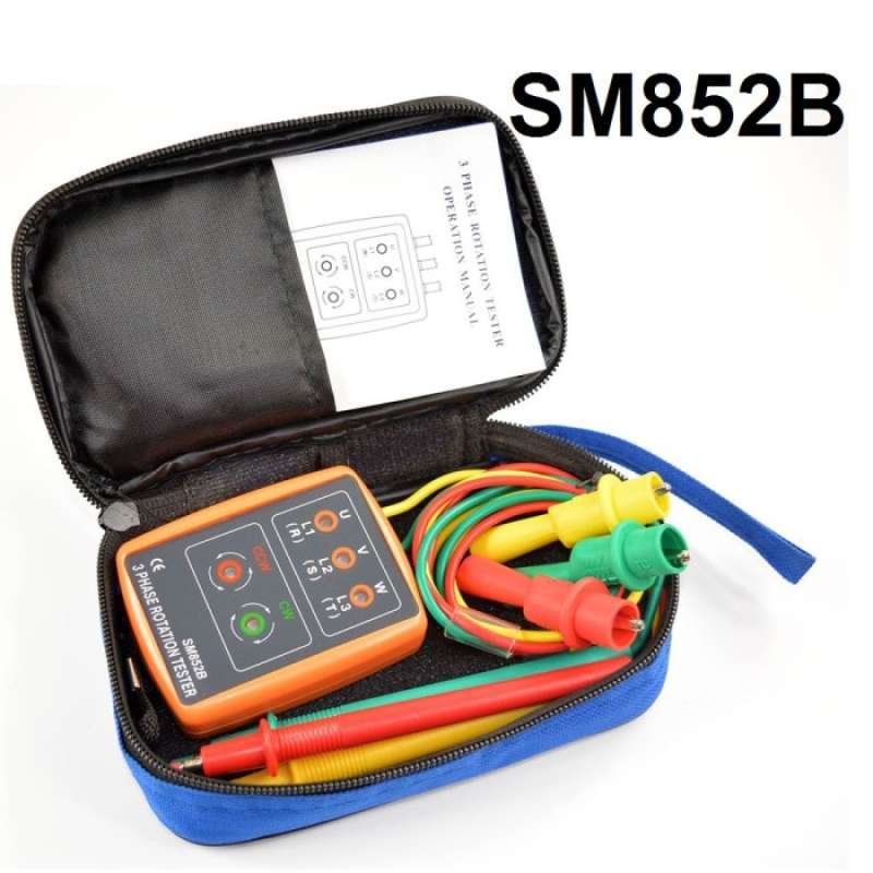 Jual Phase Indicator Sp8030 Sm852b Digital Three 3 Phase Tester ...