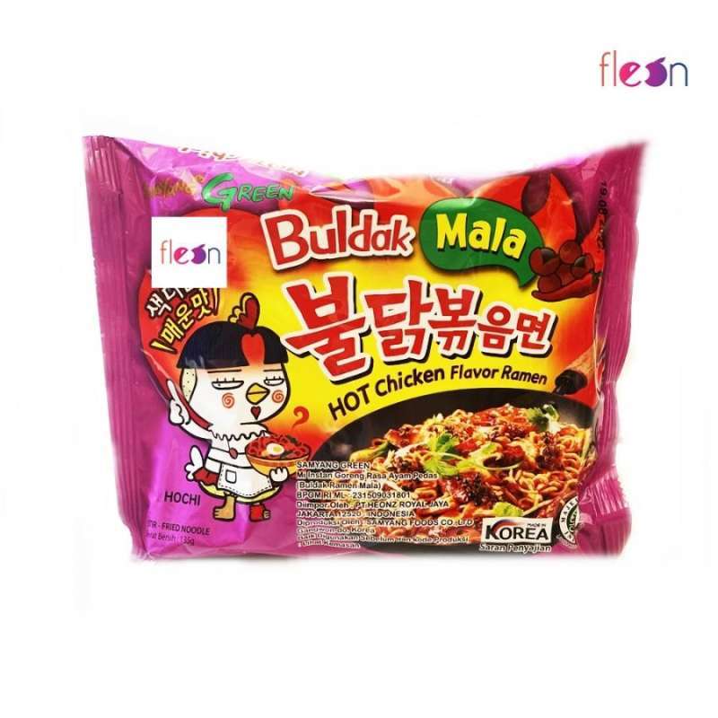 Jual Samyang Buldak Hot Chicken MALA 135 Gram HALAL di Seller Fleon ...