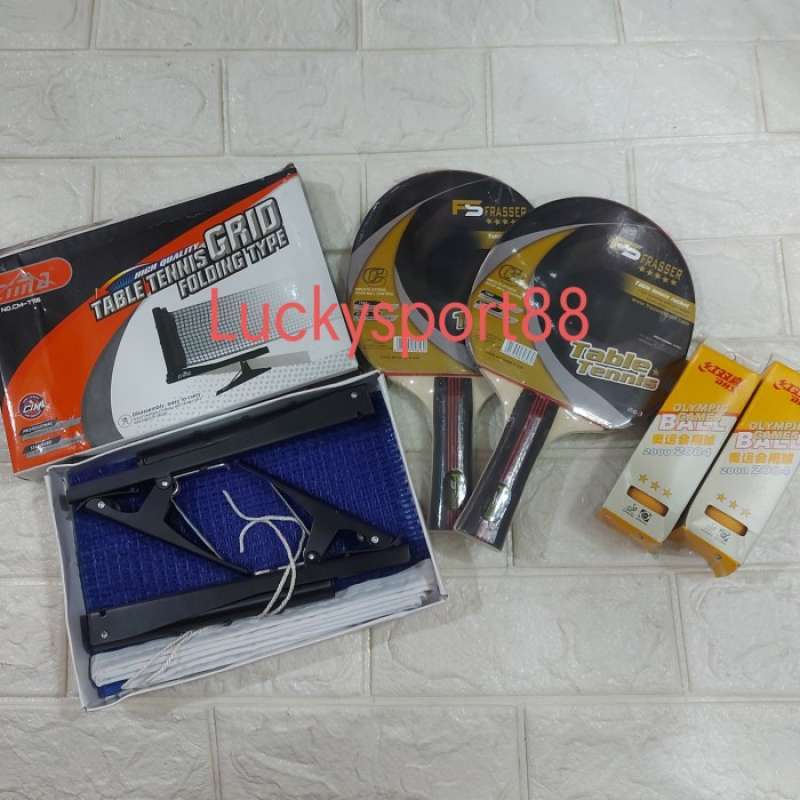 Promo Tenis Meja Meja Pingpong Voit Mdf 18Mm Diskon 12% di Seller ...