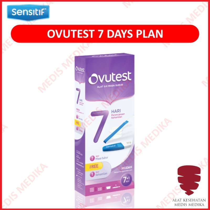 Jual Test Masa Subur Ovutest Seven Days Plan Sensitif Compact Alat Tes ...