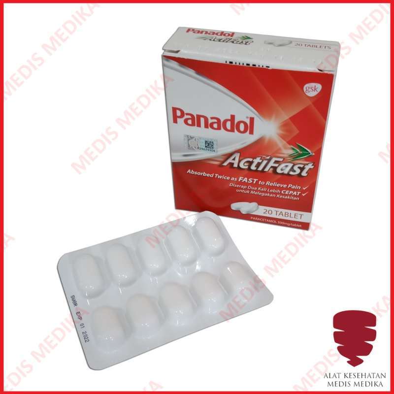 Jual Panadol Actifast 20 Tablet Original Malaysia Obat Sakit Demam ...