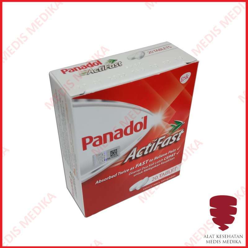 Jual Panadol Actifast 20 Tablet Original Malaysia Obat Sakit Demam ...