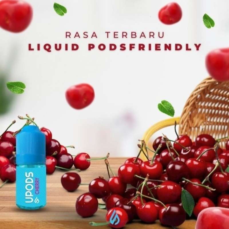 Jual UPODS Cherry Ice 10mg 30ml Liquid Vape Switch It Pods Friendly ...