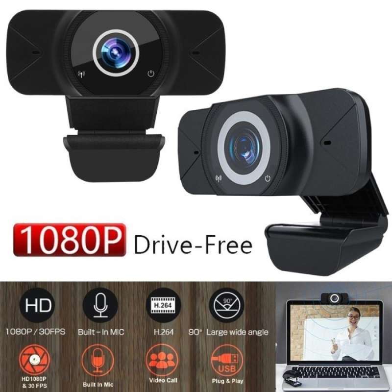 Jual Webcam W7 Full Hd 1080p Kamera Pc Laptop Camera Zoom Meeting Web ...