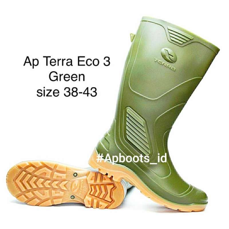 Jual SEPATU BOOT AP TERRA ECO 3 HIJAU - Sepatu boots safety proyek ...