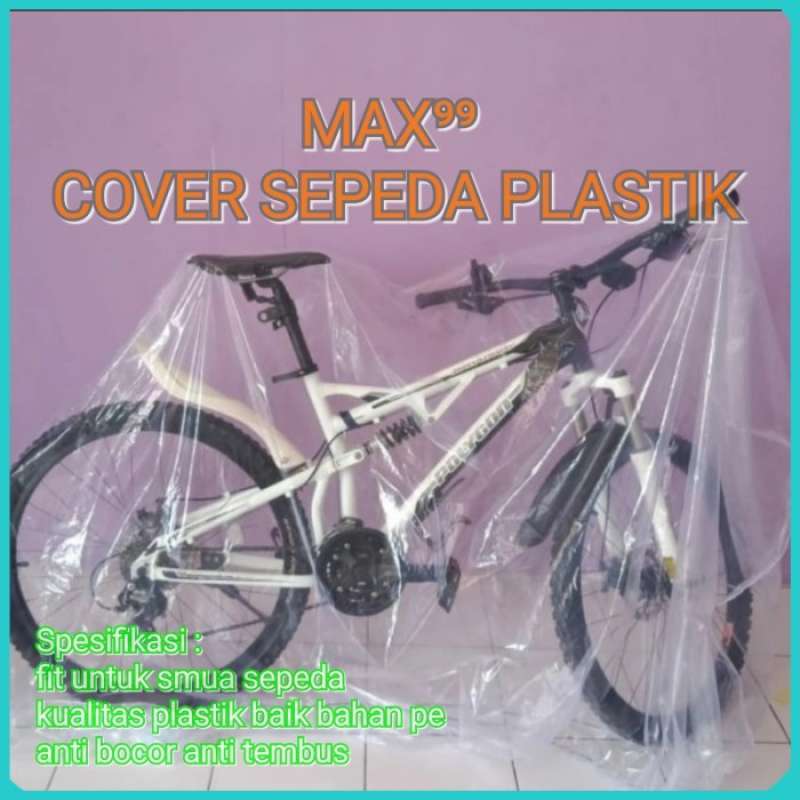 Jual SELIMUT SEPEDA PLASTIK COVER PLASTIK TEBAL PENUTUP PLASTIK SPEDA ...