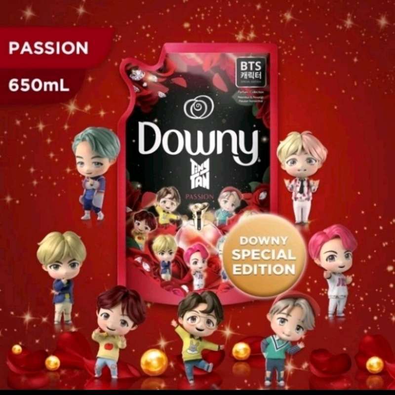 Jual Downy Tinytan BTS edition 650ml - PASSION 650ml di Seller Ramadhan fashionable - Kota ...