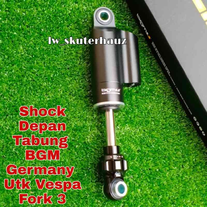 Promo Shock depan tabung hitam BGM utk tipe vbb, vna, vnb (all Vespa fork 3) Diskon 4% di Seller ...