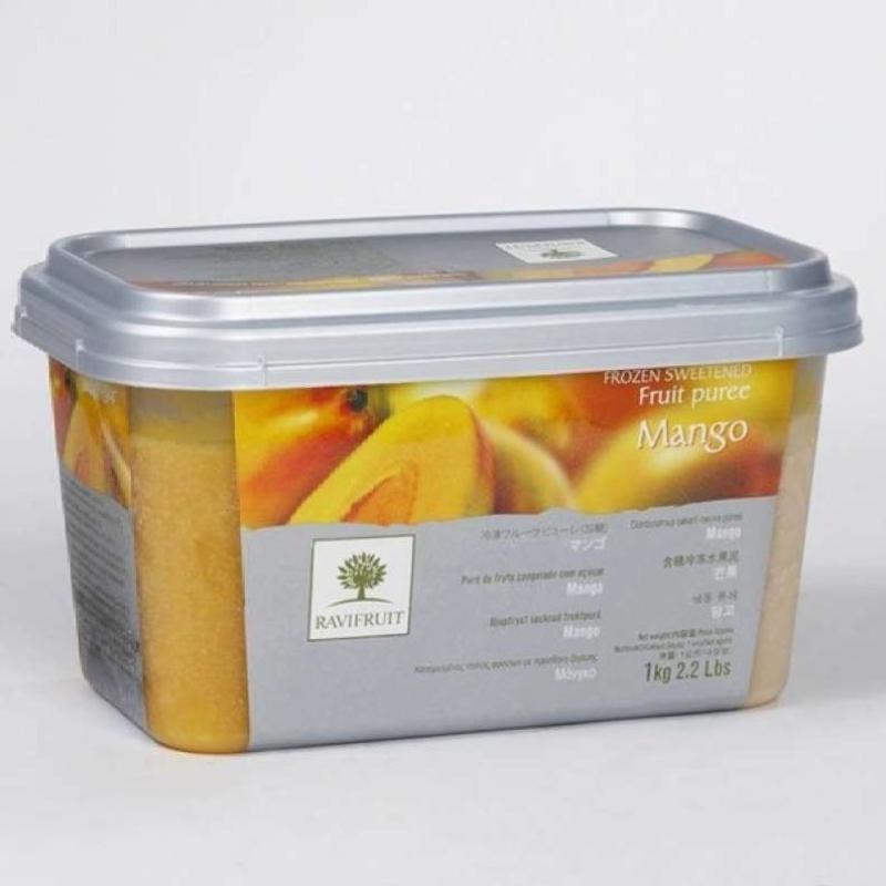 Jual Ravi fruit Puree Mango Frozen I Ravifruit Buah Mangga Beku - 1 Kg ...