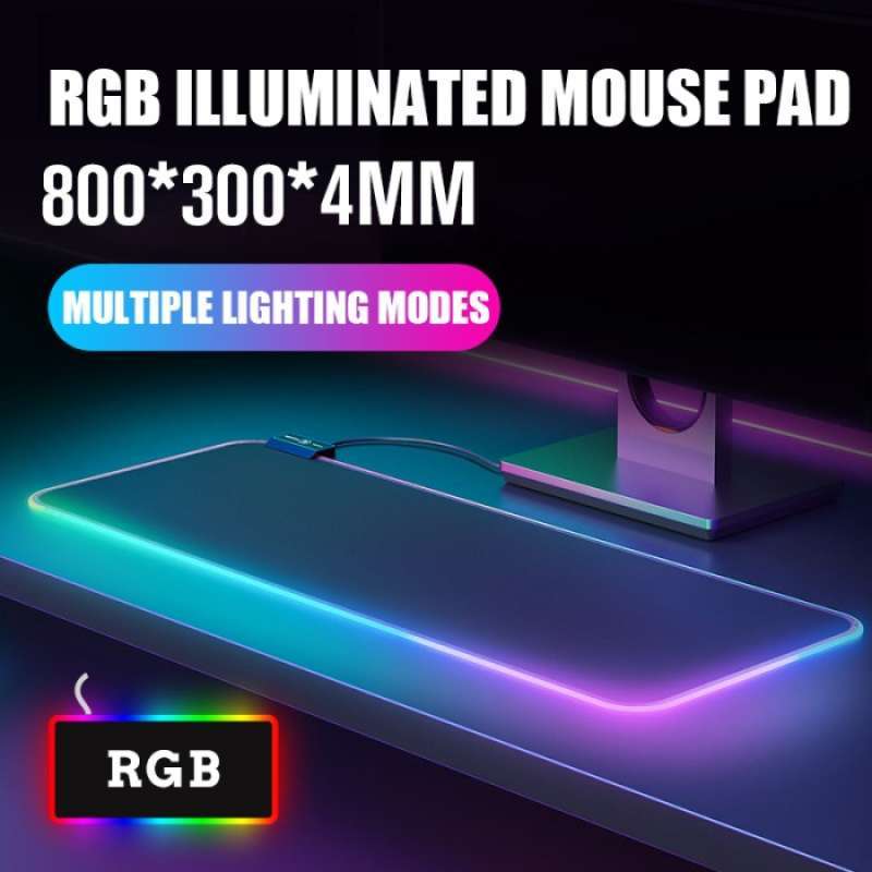 Jual Desk Mat Gaming Led Rgb Mouse Keyboard Pad Rgb Gaming Di Seller