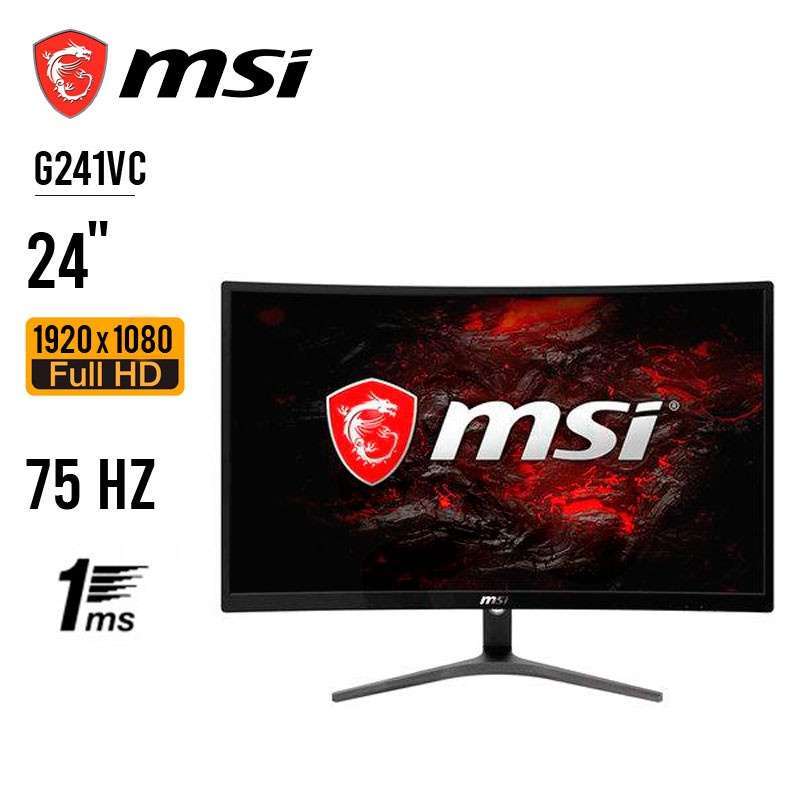 Jual MSI Optix G241VC 24 Inch Curved Gaming Monitor - 1080p FHD 75Hz ...