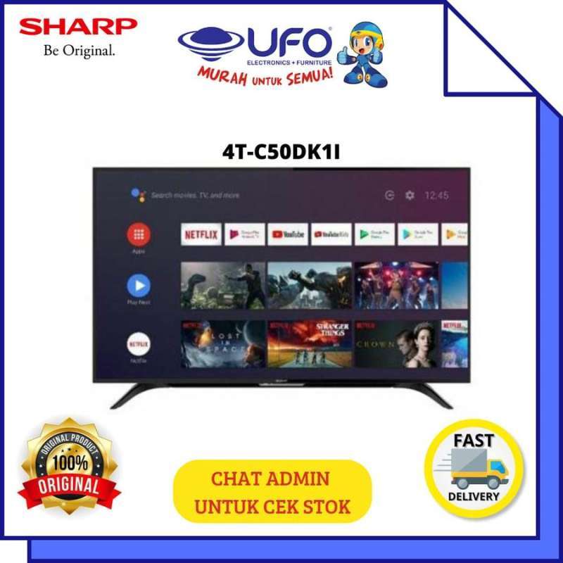 Jual Sharp 4TC50DK1I Led Smart UHD 4K Android TV 50 Inch di Seller UFO ...