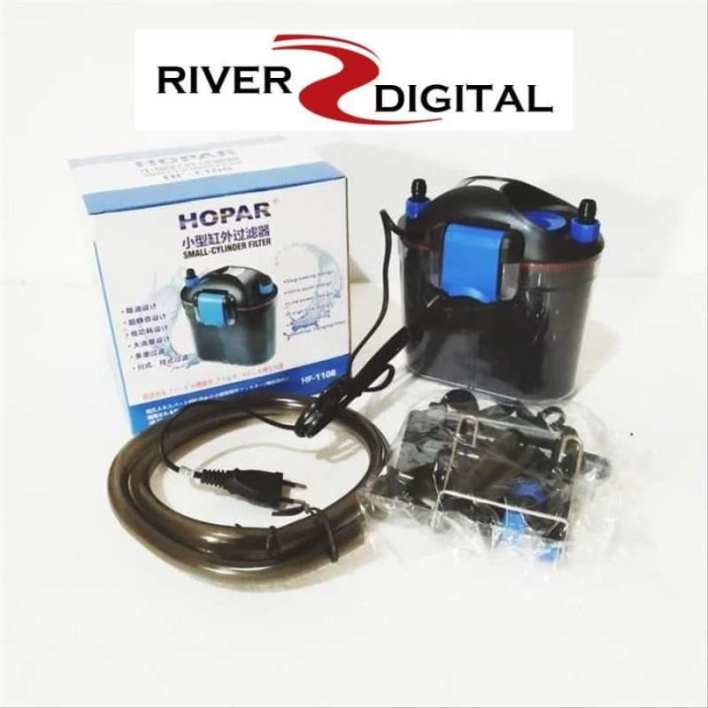 Jual Hopar HF-1108 External Canister Filter Aquascape / Aquarium di ...